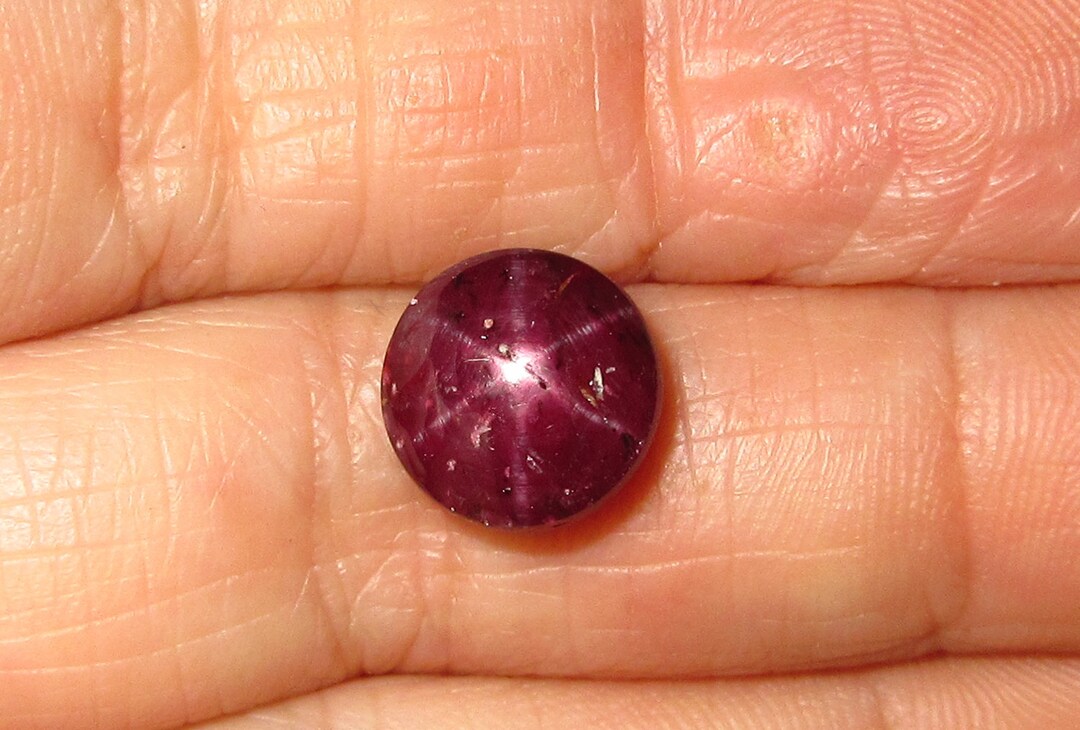 Polished Specimen of Star Ruby (non Precious Natural Stone) # 9997 - Etsy