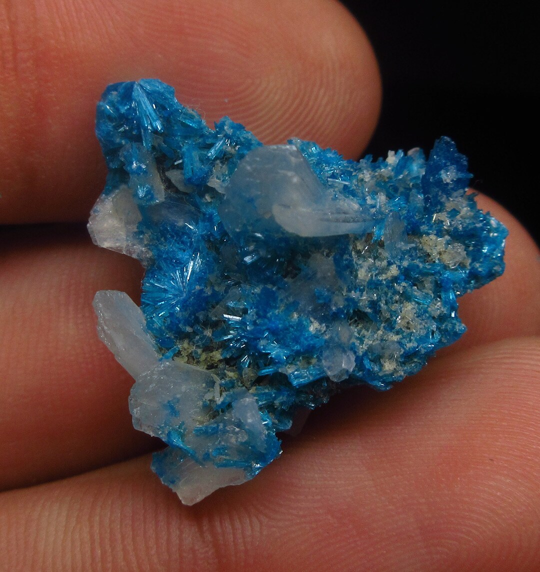 Rare Formation Cavansite With Stilbite non Precious Natural - Etsy