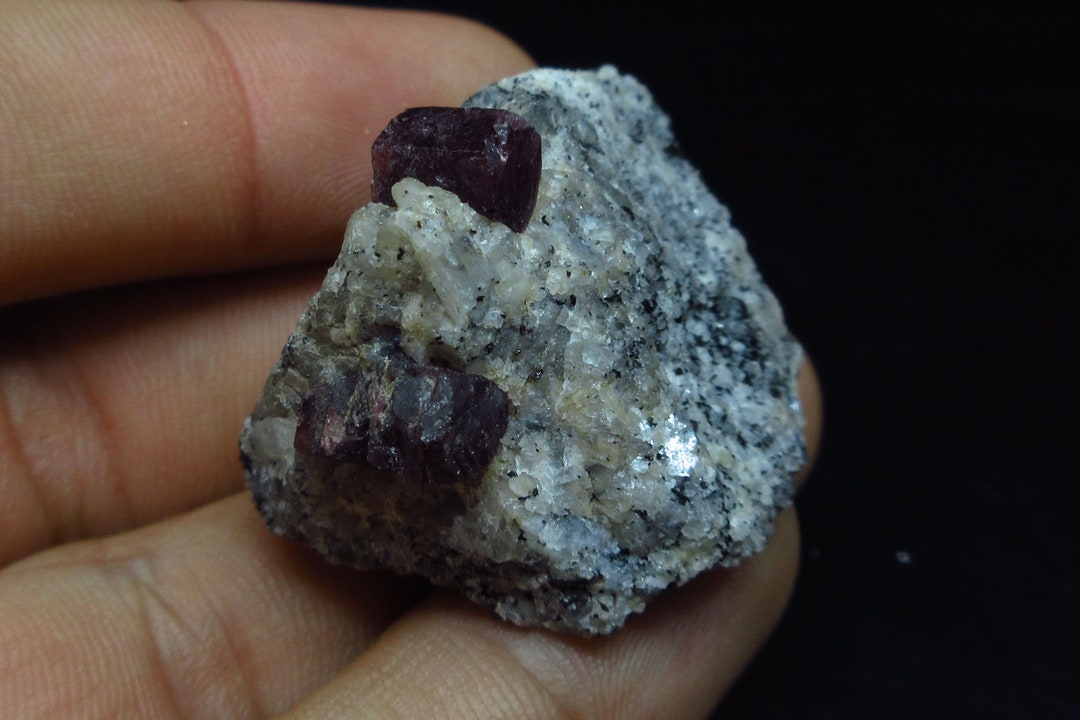 Corundum Var. Ruby on Matrix (nonprecious Natural Mineral) #2540 - Etsy