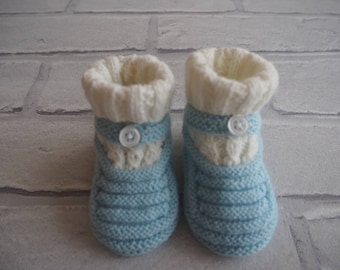 Baby boy booties | Etsy