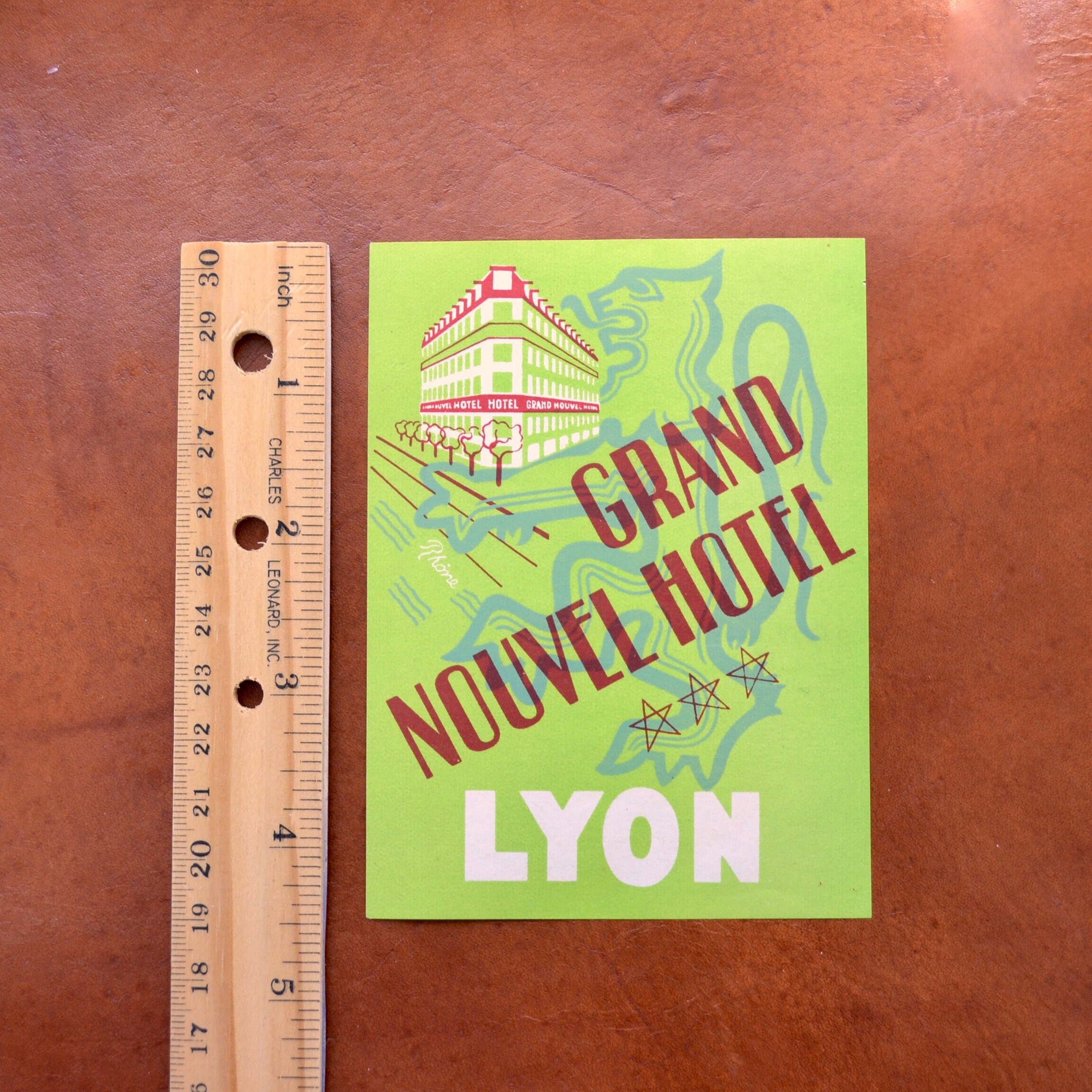 Original // Antique Trunk Label 1920's 30's 40's | Etsy