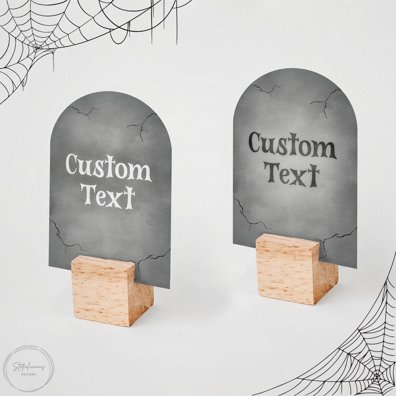 Halloween Place Card - Etsy