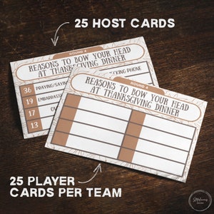 Thanksgiving Family Feud Game, Printable Thanksgiving Game ...