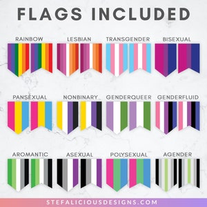 Pride Flag Banner, Printable LGBTQ+ Pride Month Decor, Pride Party ...