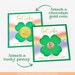 Printable St Patricks Day Cards, Lucky Penny Party Favors, Leprechaun ...