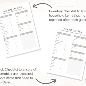Editable Cleaning Checklist, Vacation Rental Property Cleaning Guide ...