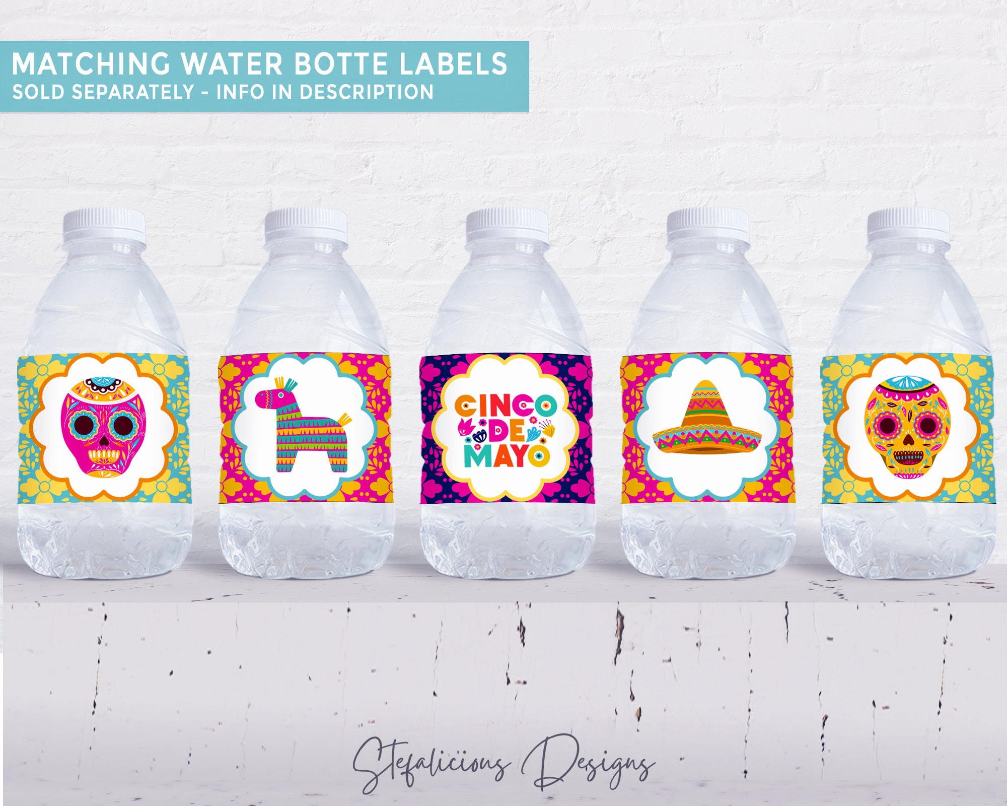 Cinco De Mayo Fiesta Cupcake Toppers Cupcake Wrappers - Etsy