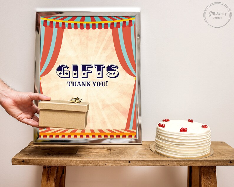 Editable Circus Party Table Signs Carnival Party Decor - Etsy