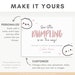 Cute Dumpling Welcome Sign, Little Dumpling Baby Shower Event Sign, Dim ...