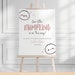 Cute Dumpling Welcome Sign, Little Dumpling Baby Shower Event Sign, Dim ...