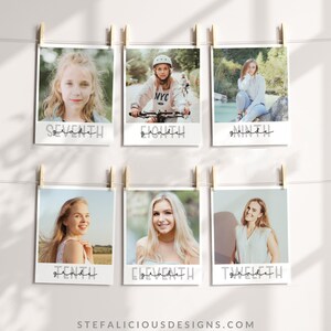 Polaroid Graduation Photo Banner, Custom Photo Banner, Class of 2024 ...