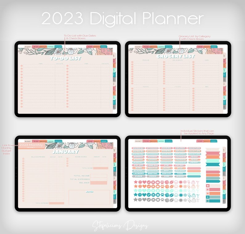 Digital Planner 2023 iPad Goodnotes Notability Digital Journal, Digital ...