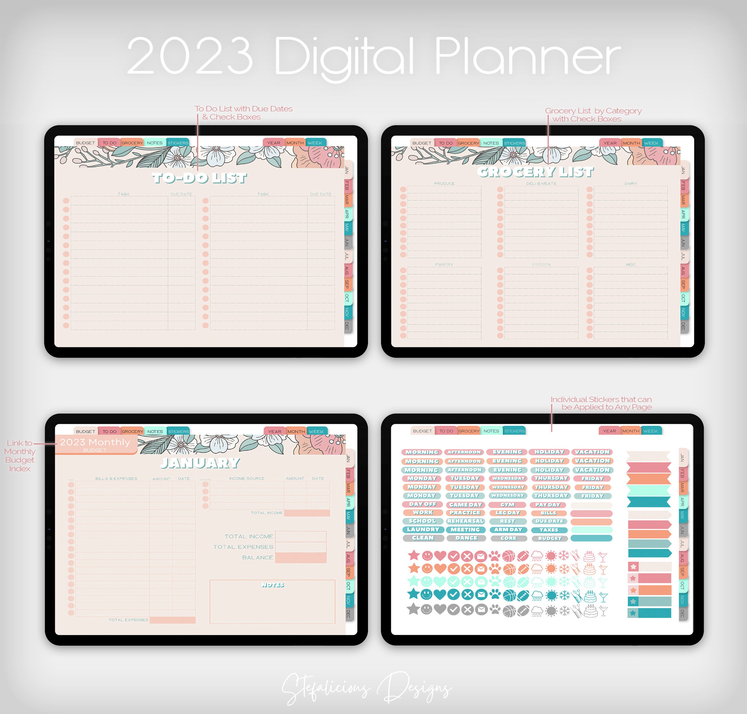 Digital Planner 2023 iPad Goodnotes Notability Digital Journal, Digital ...