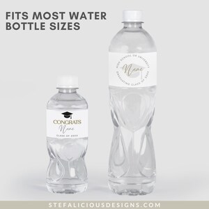 Graduation Water Bottle Labels, Graduation Party Water Bottle Label ...