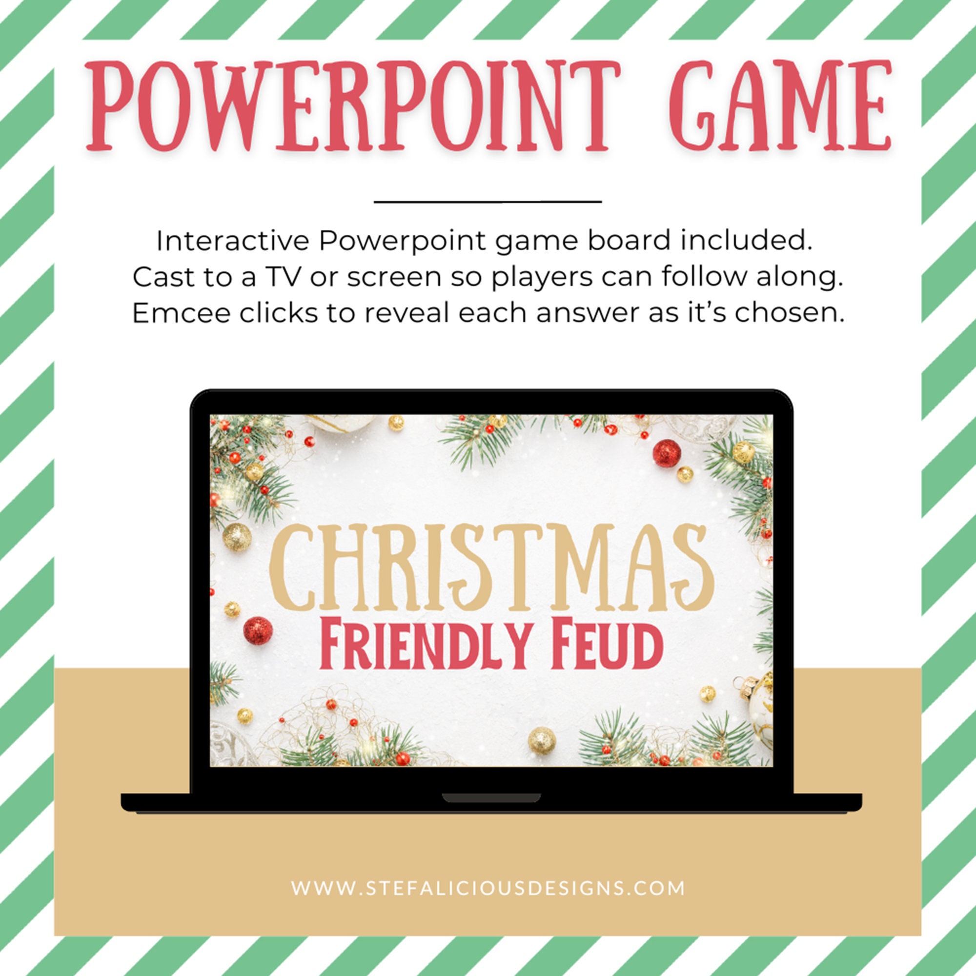 Christmas Family Feud Game, Printable Christmas Games, Christmas Family ...