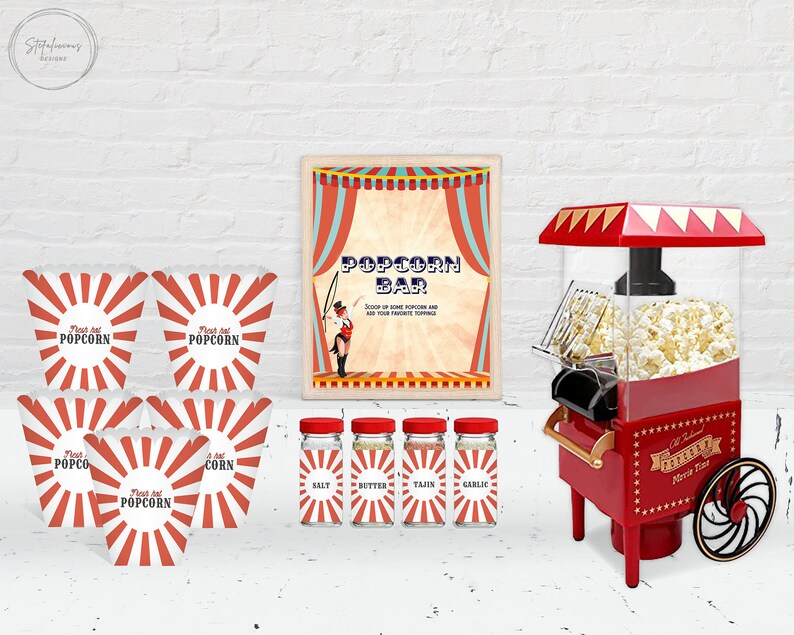 Editable Circus Party Table Signs Carnival Party Decor - Etsy