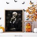 Dapper Skeleton Painting, Vintage Poster, Wall Art Print, Dark Academia ...