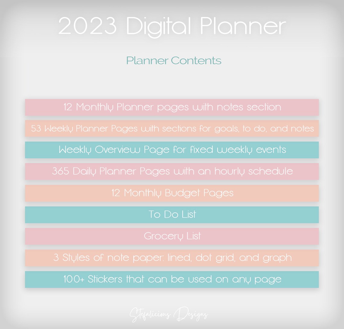 Digital Planner 2023 iPad Goodnotes Notability Digital Journal, Digital ...