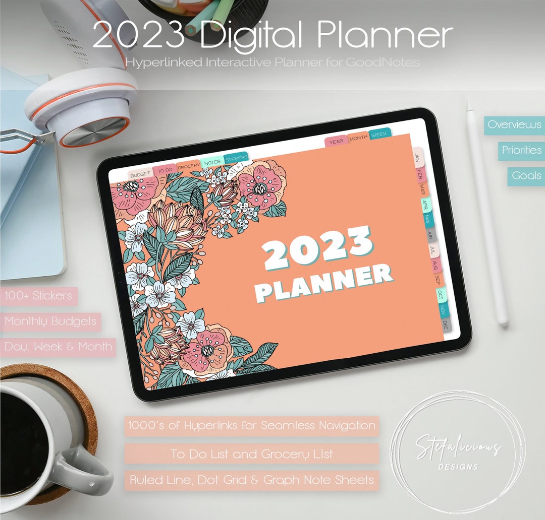 Digital Planner 2023 iPad Goodnotes Notability Digital Journal, Digital ...