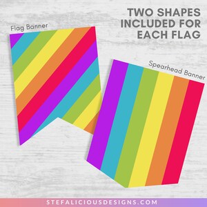 Pride Flag Banner, Printable LGBTQ+ Pride Month Decor, Editable Pride ...