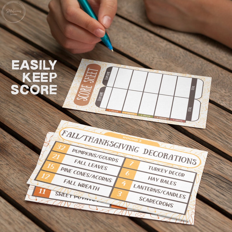 Thanksgiving Family Feud Game, Printable Thanksgiving Game ...