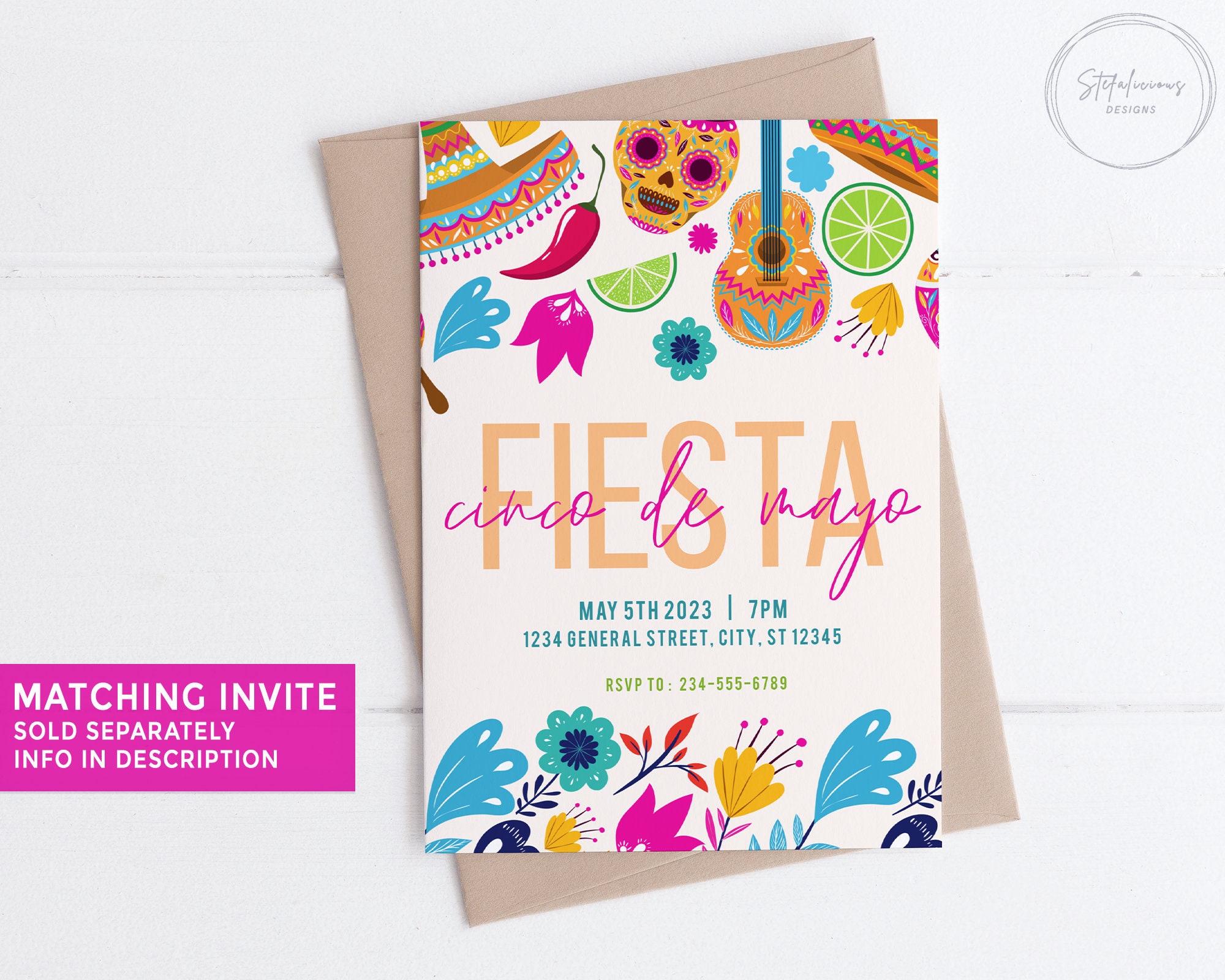 Cinco De Mayo Fiesta Cupcake Toppers Cupcake Wrappers - Etsy