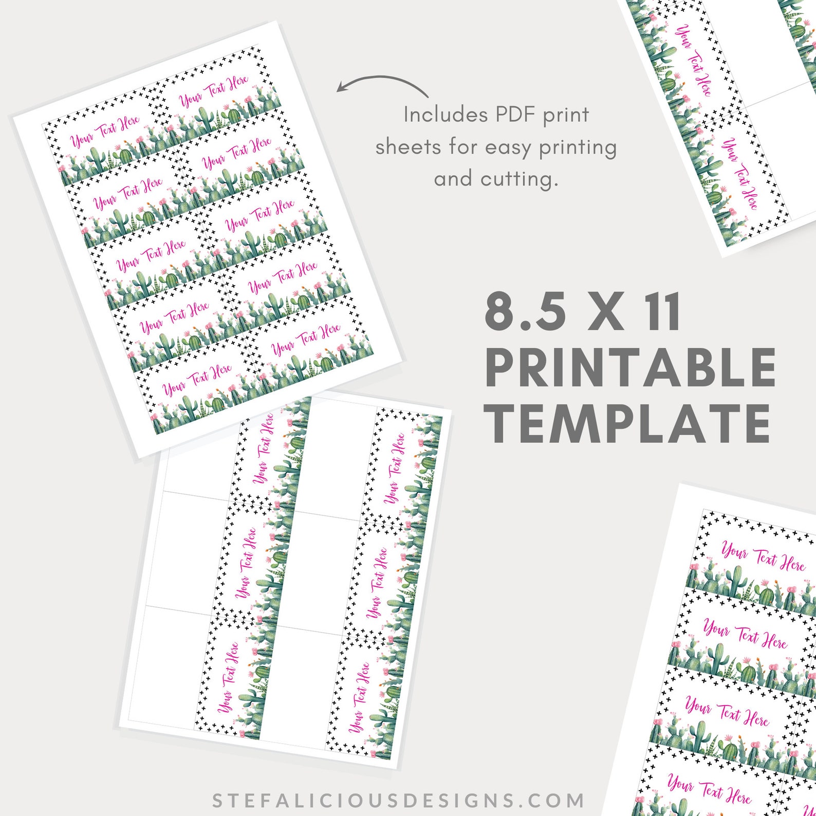 Fiesta Table Signs, Printable Mexico Theme Party Sign, Watercolor ...