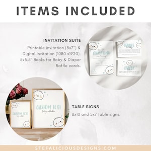 Little Dumpling Baby Shower Bundle, Cute Dumpling Baby Shower Set, Bao ...