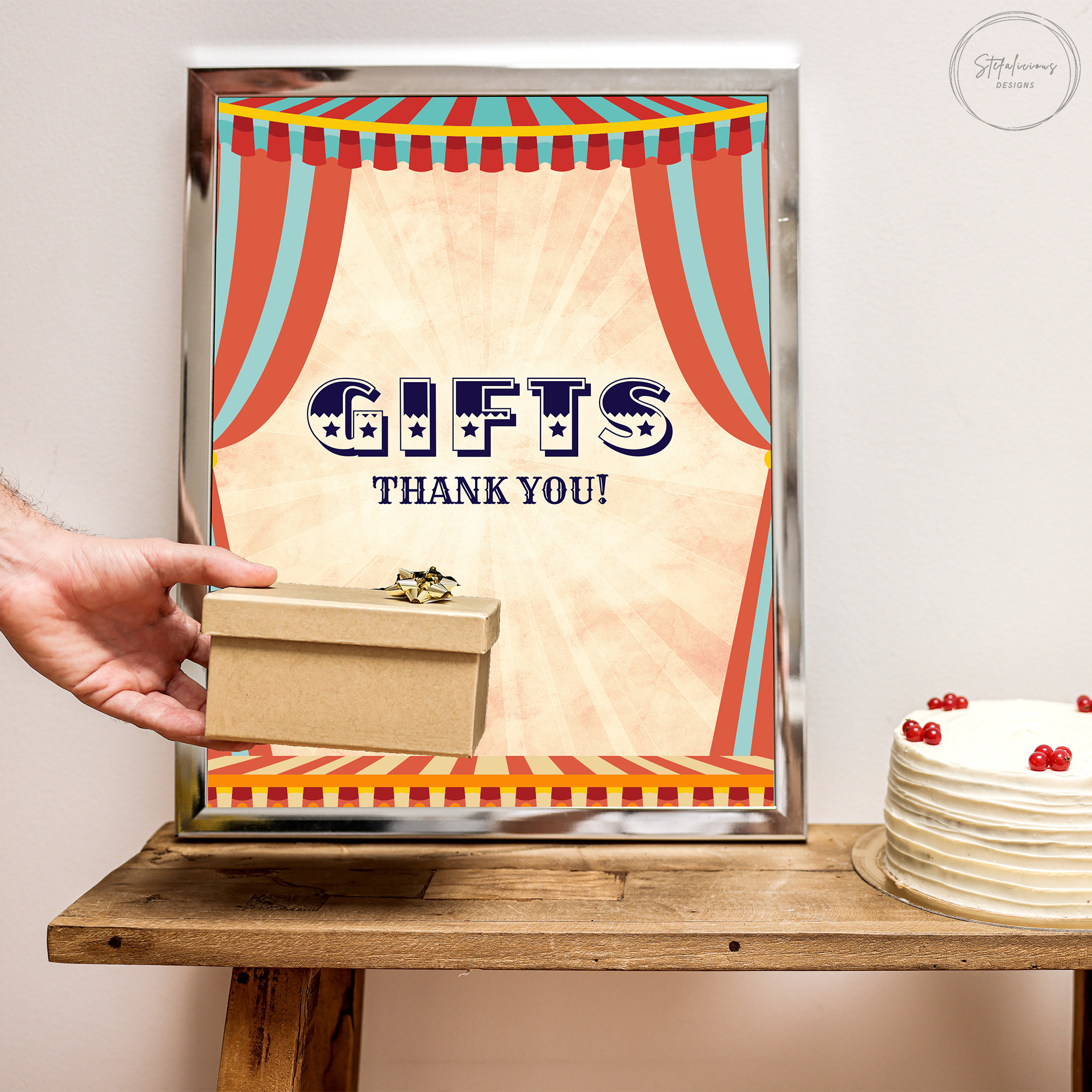 Editable Circus Party Table Signs, Carnival Party Decor, Digital ...
