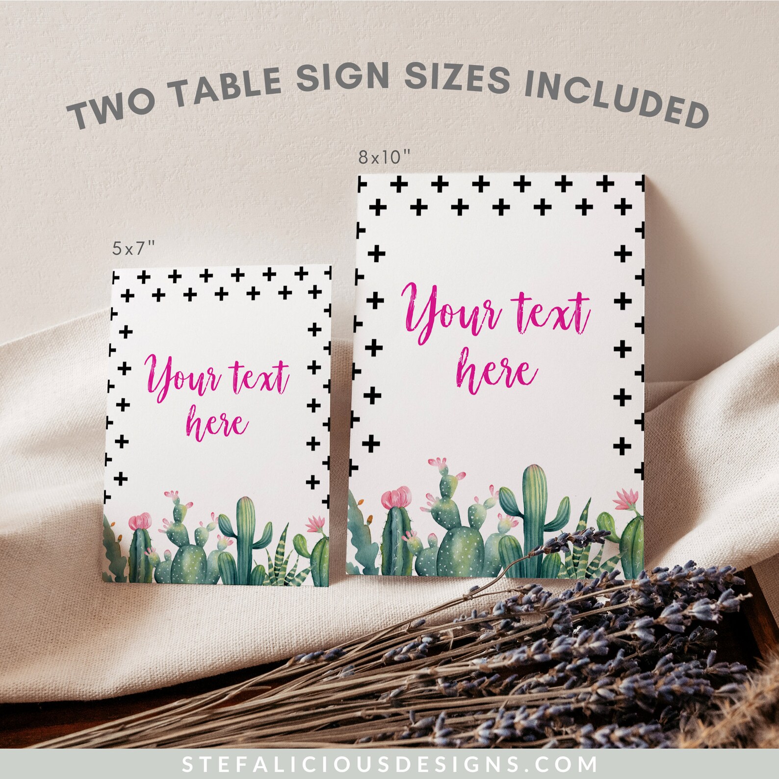 Fiesta Table Signs, Printable Mexico Theme Party Sign, Watercolor ...