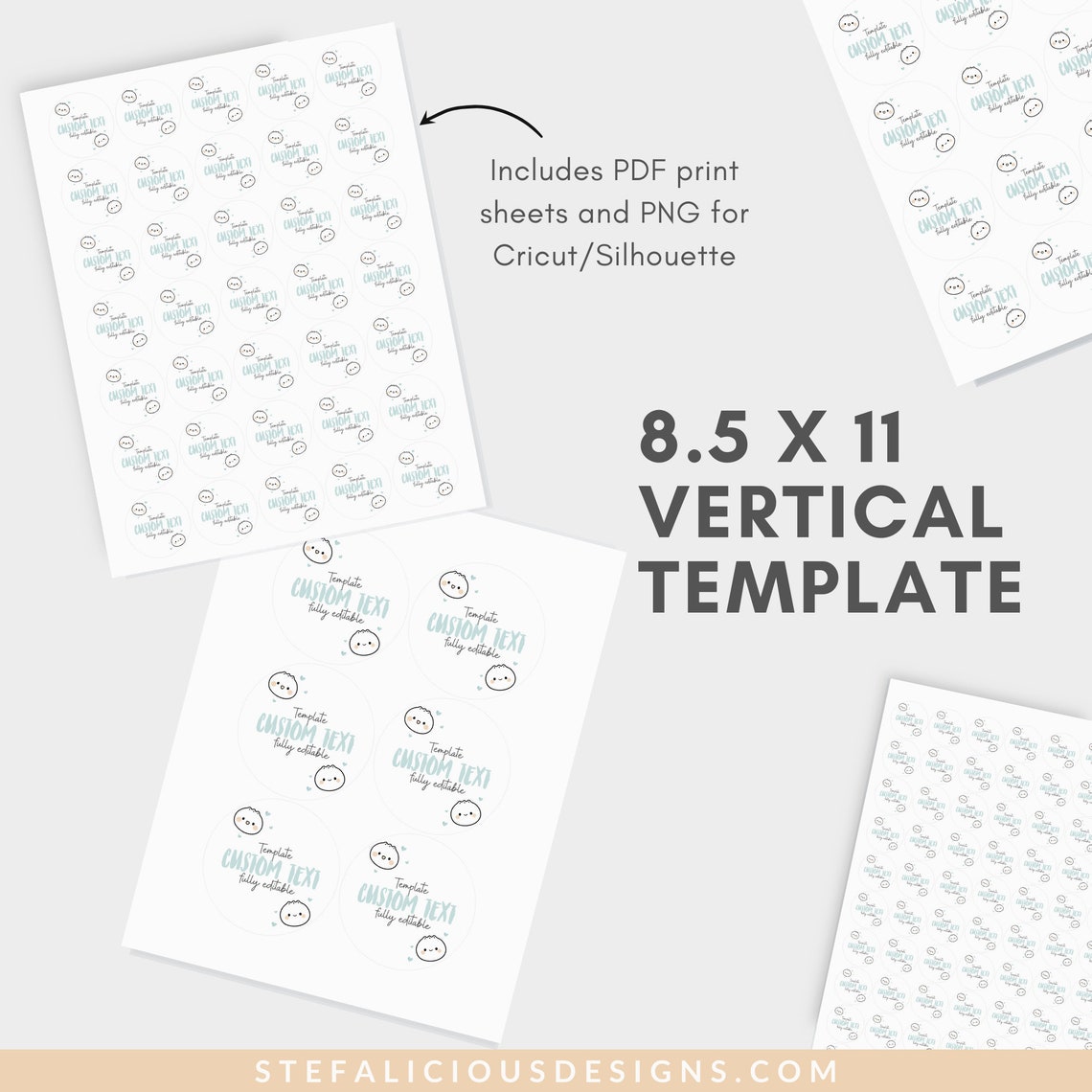 Cute Dumpling Sticker Tags, Printable Little Dumpling Tags, Bao Thank ...