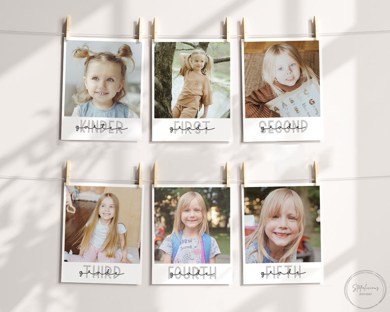 Polaroid Graduation Photo Banner Custom Photo Banner Class - Etsy
