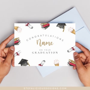Graduation Card, Congratulations on Your Graduation Card, Personalized ...