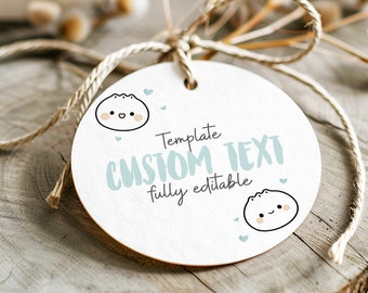 Dumpling Favor Tags, Little Dumpling 1st Birthday Party Bag Label, Bao ...