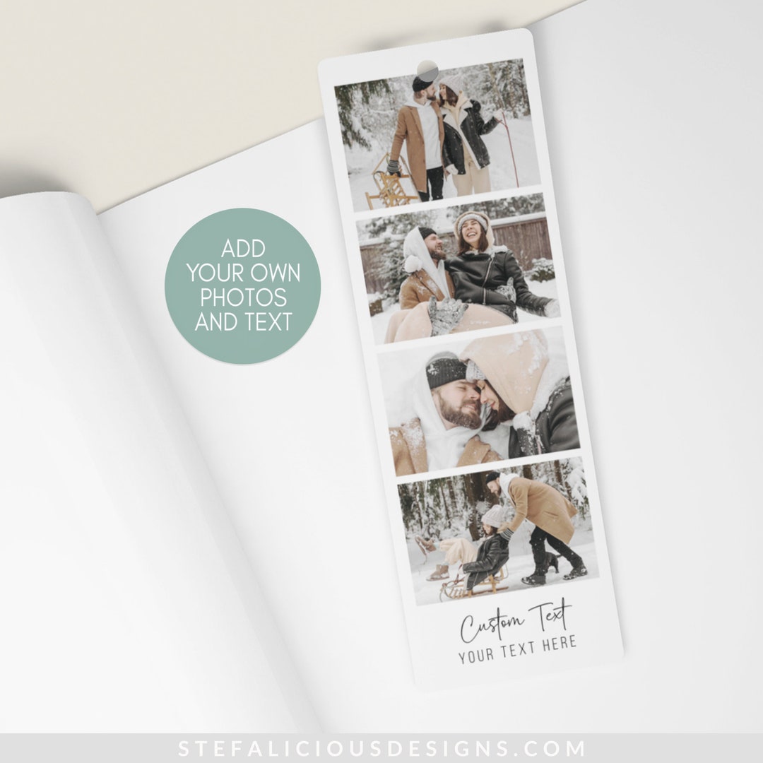 Personalized Bookmark, Custom Bookmark, Photo Bookmark, Personalized ...