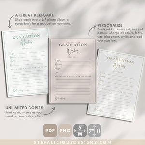 Graduation Advice Cards, Wishes for the Graduate, Class of 2024 ...