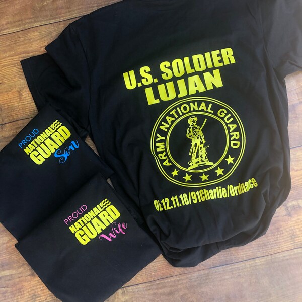 National Guard Shirts - Etsy