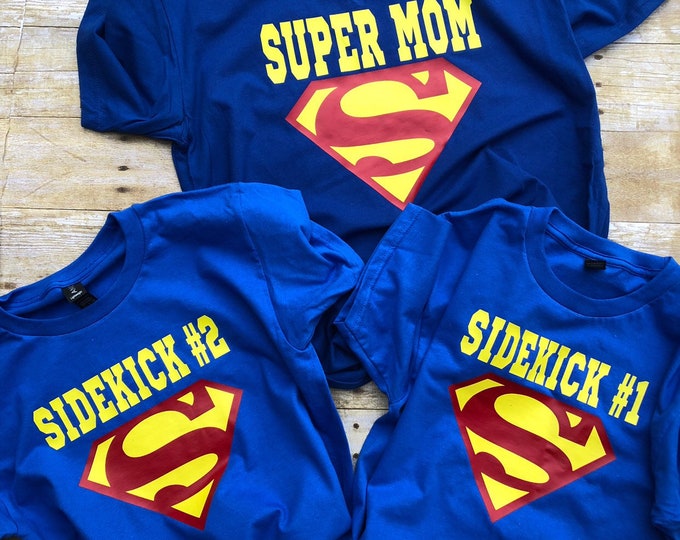 Super Hero Family Shirts. Super Dad. Super Mom. Super Girl. - Etsy