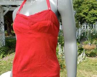 Red Bathing Suit - Etsy