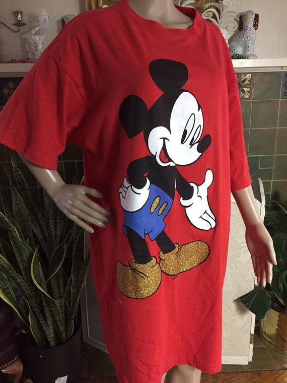 Mickey Mouse Oversized T-shirt Mickey Mouse Oversized… - Gem