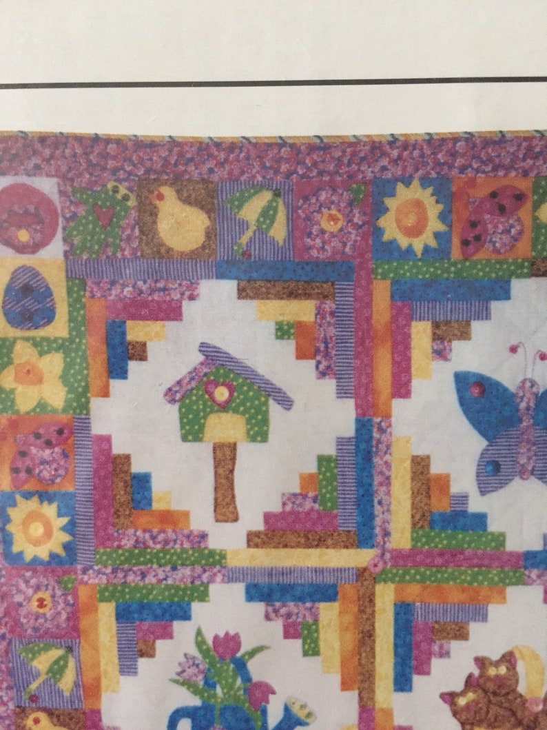 Wall Hanging Quilt Pattern - Spring Folk Art - Etsy