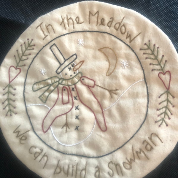 Primitive Candle Mat - Etsy