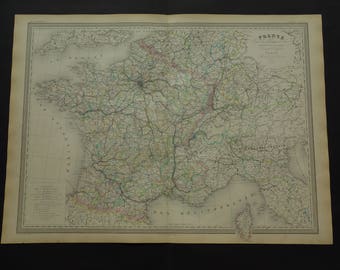 Antique prints and original old vintage maps by DecorativePrints