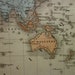 Antique WORLD Map 180 Years Old Map of the World 1838 Hand-colored ...
