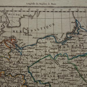 1811 EUROPE Old Map of Europe - Original Antique Map European Continent ...