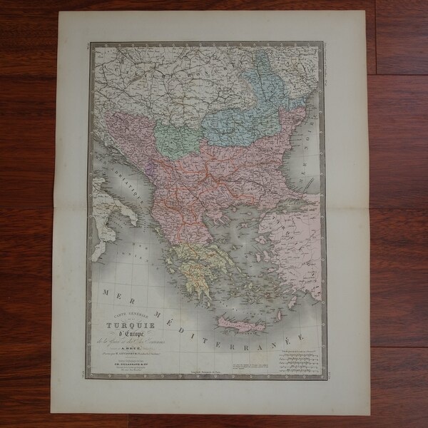 Balkans Map Poster - Etsy