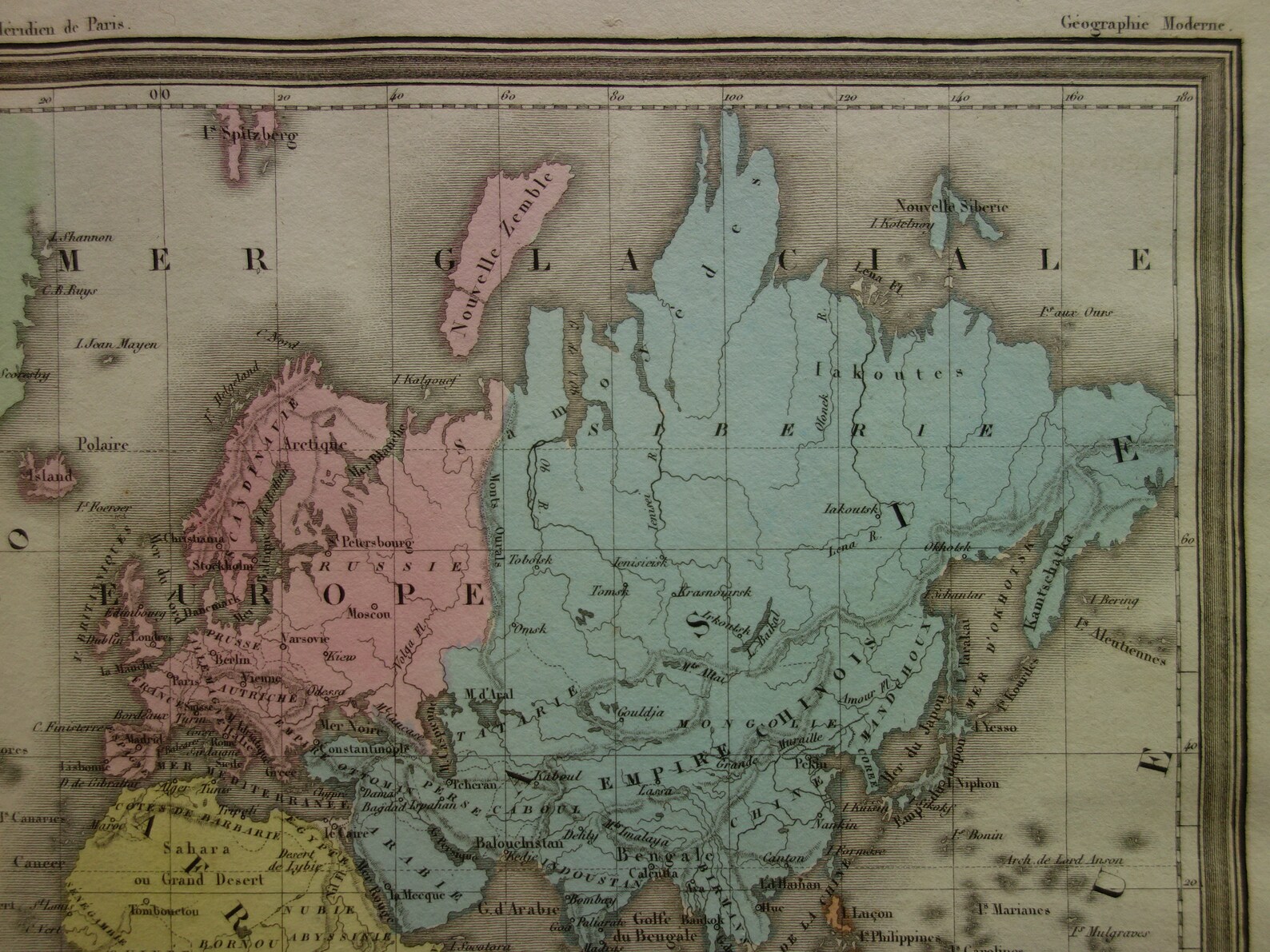 Antique WORLD Map 180 Years Old Map of the World 1838 | Etsy