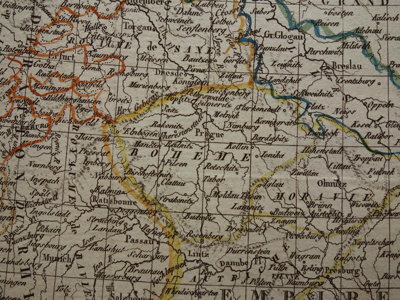 1811 EUROPE Old Map of Europe - Original Antique Map European Continent ...