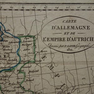 1811 EUROPE Old Map of Europe - Original Antique Map European Continent ...