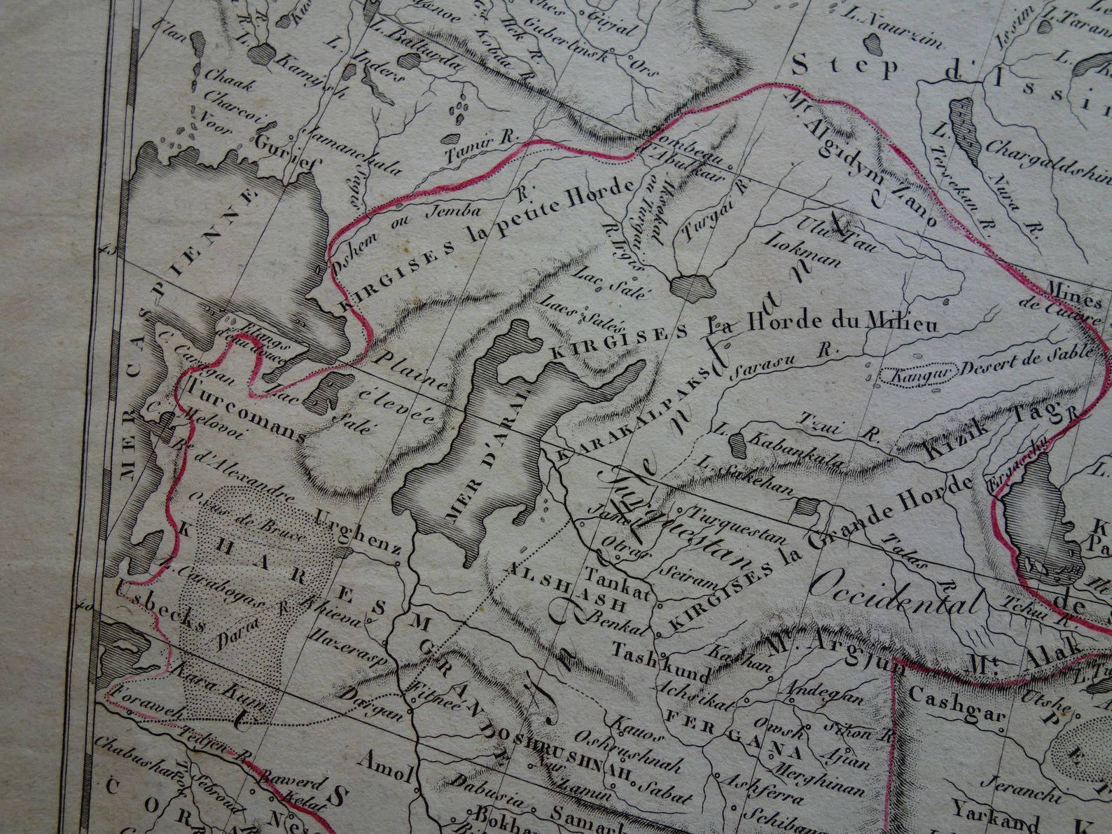 200+ Years Old Map of Central Asia Pinkerton 1804 Antique Print About ...